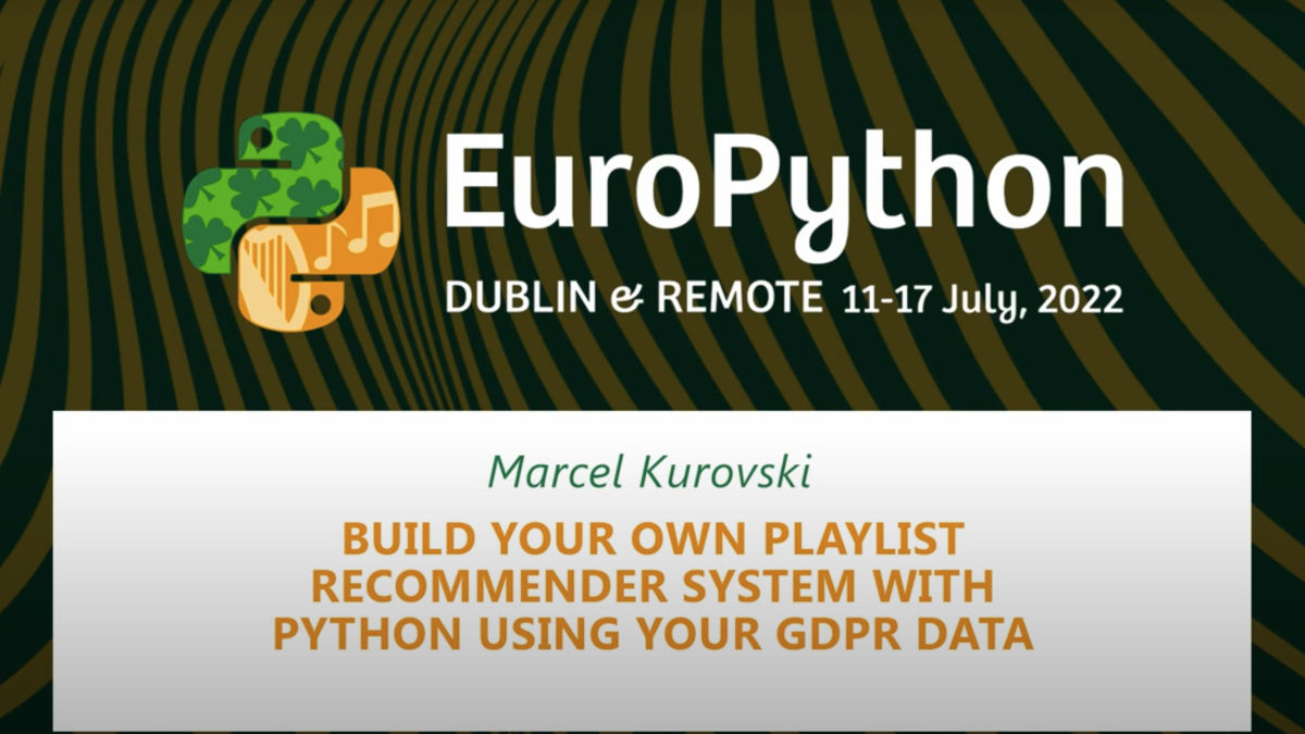 Building Your Own Spotify Playlist Recommender Using Your GDPR Data - inovex GmbH
